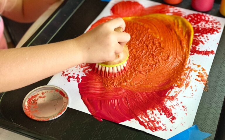 Exploring Paint: 5 Actions Children Naturally Do and the Benefits of Each - Wunderled